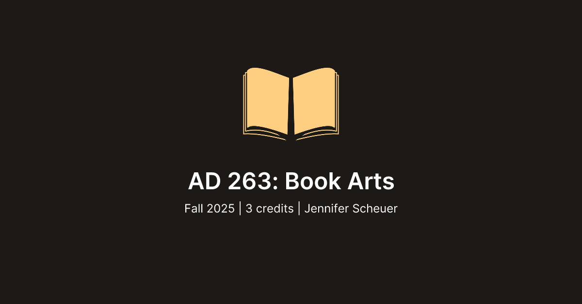 AD 263: Book Arts