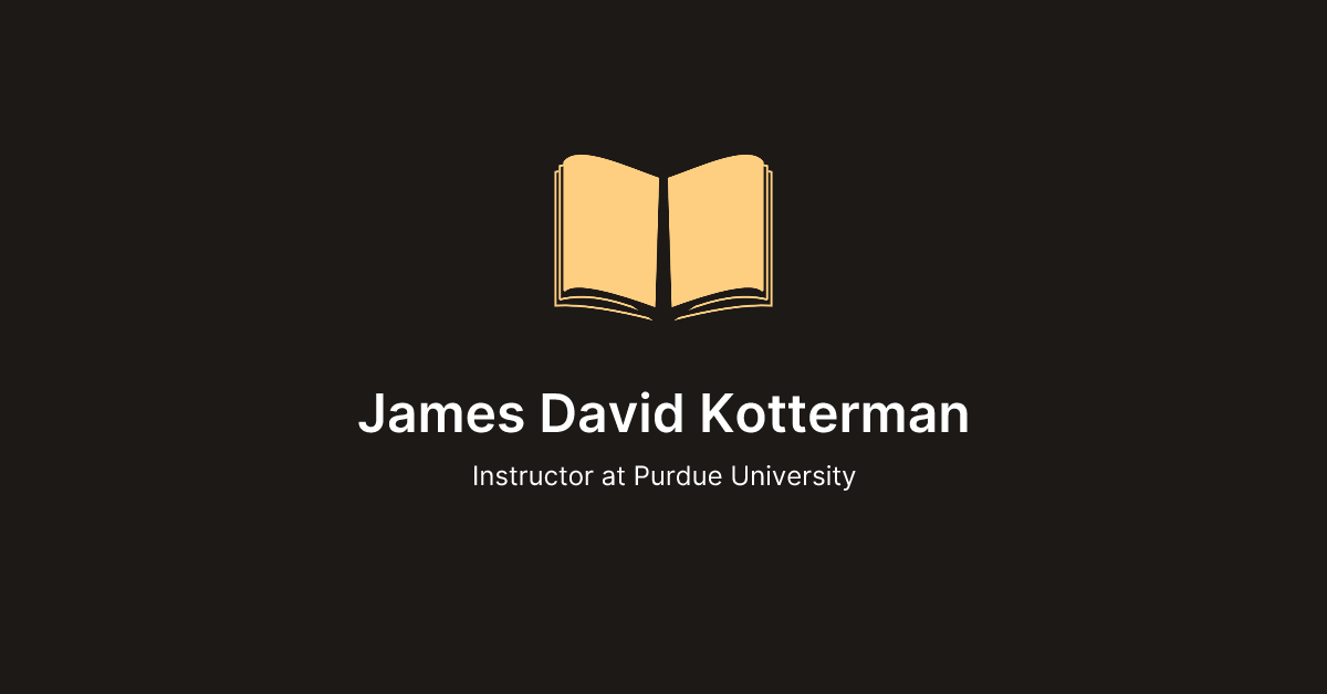 James David Kotterman