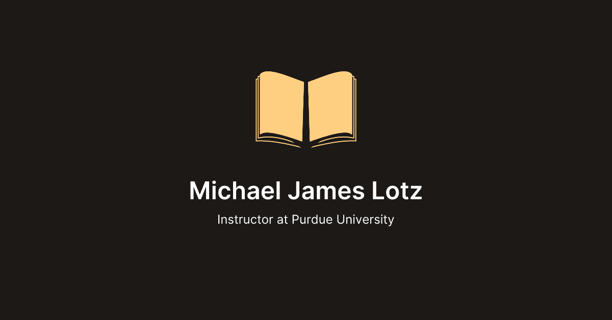 Michael James Lotz