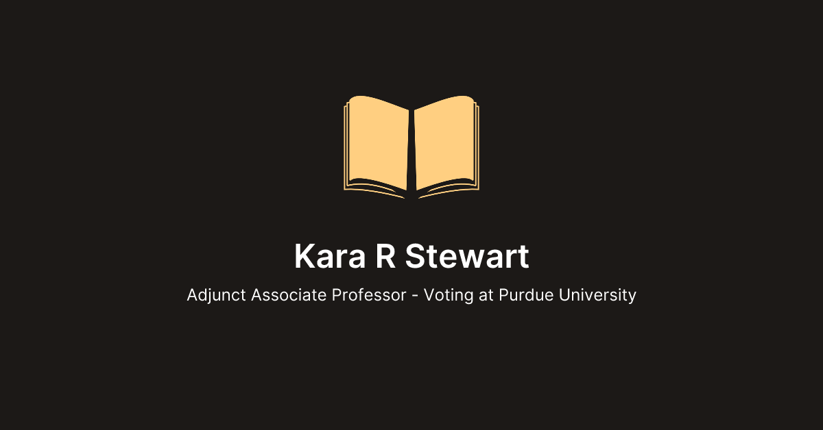 Kara R Stewart