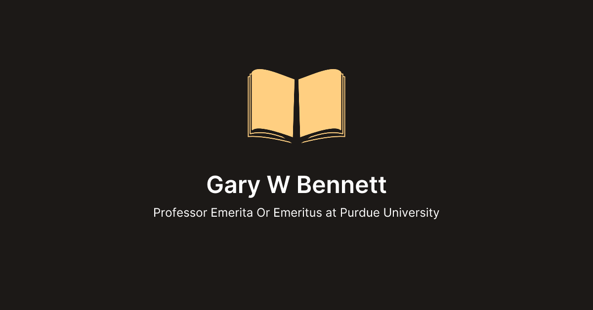 Gary W Bennett