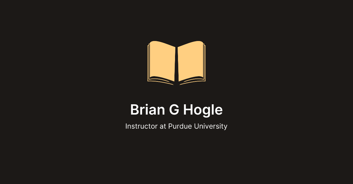 Brian G Hogle
