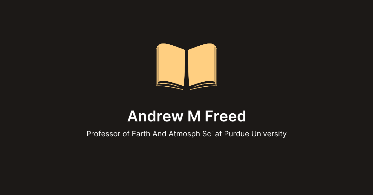 Andrew M Freed
