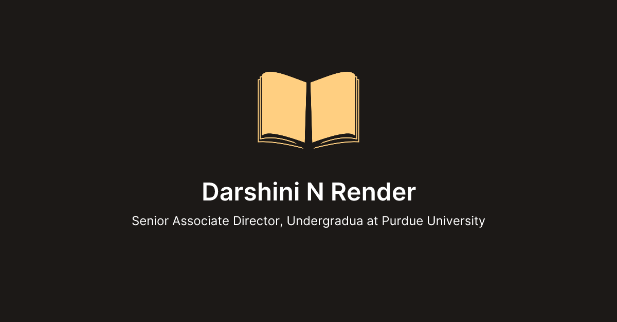 Darshini N Render