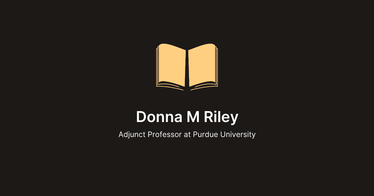 Donna M Riley