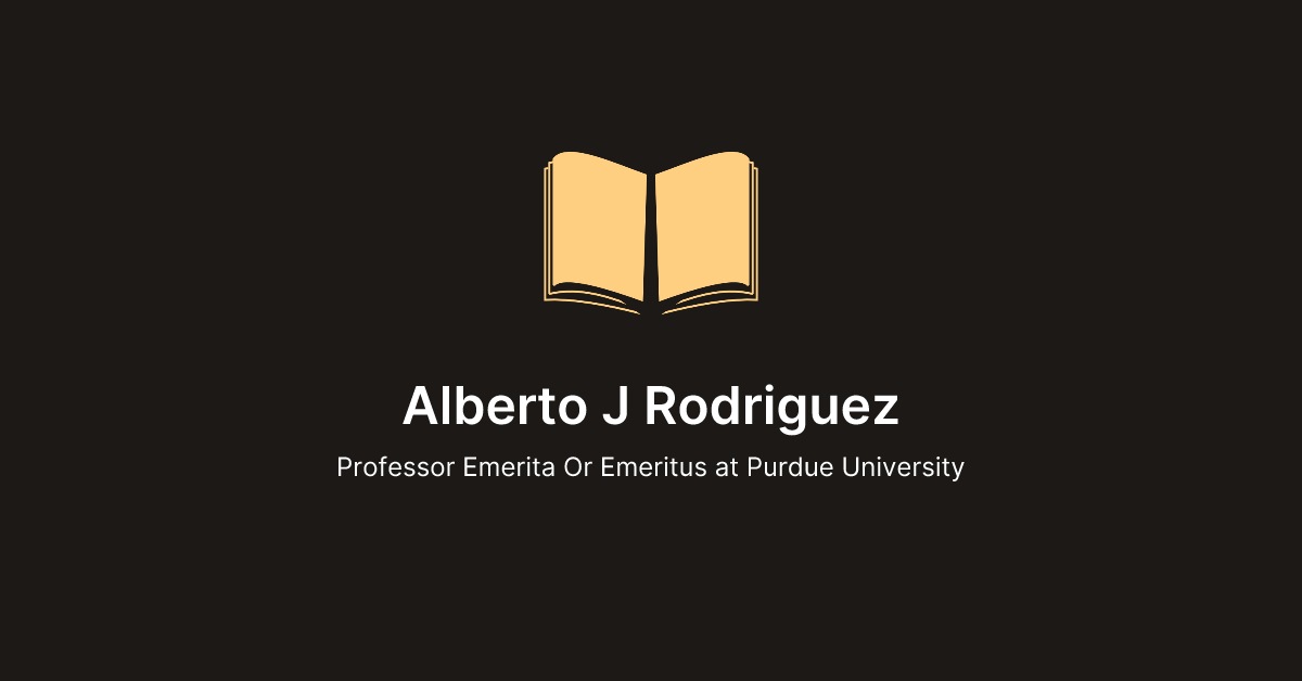 Alberto J Rodriguez