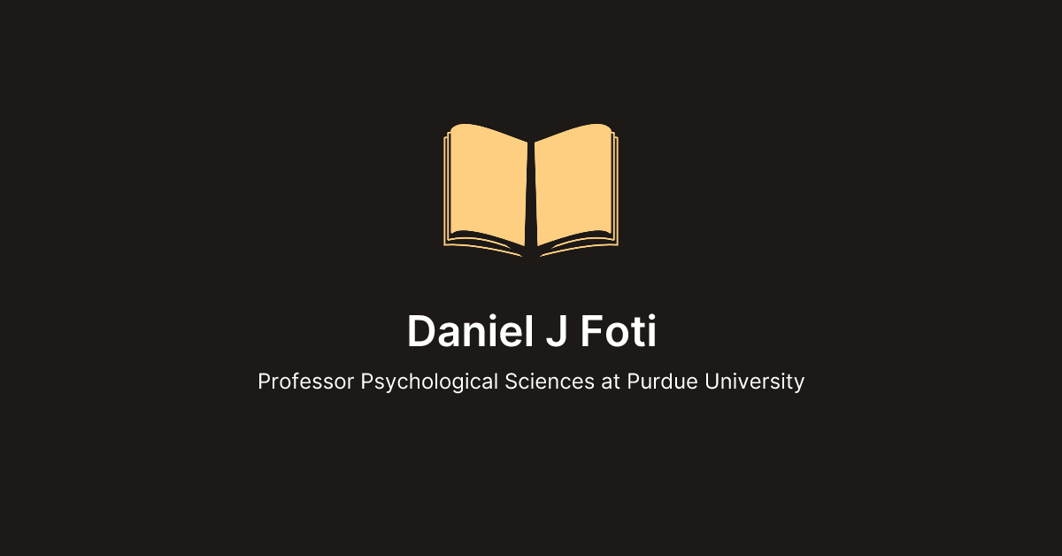 Daniel J Foti