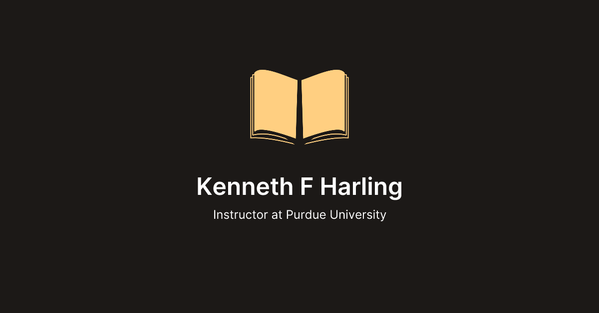 Kenneth F Harling