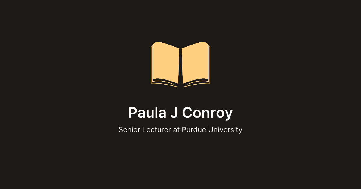 Paula J Conroy