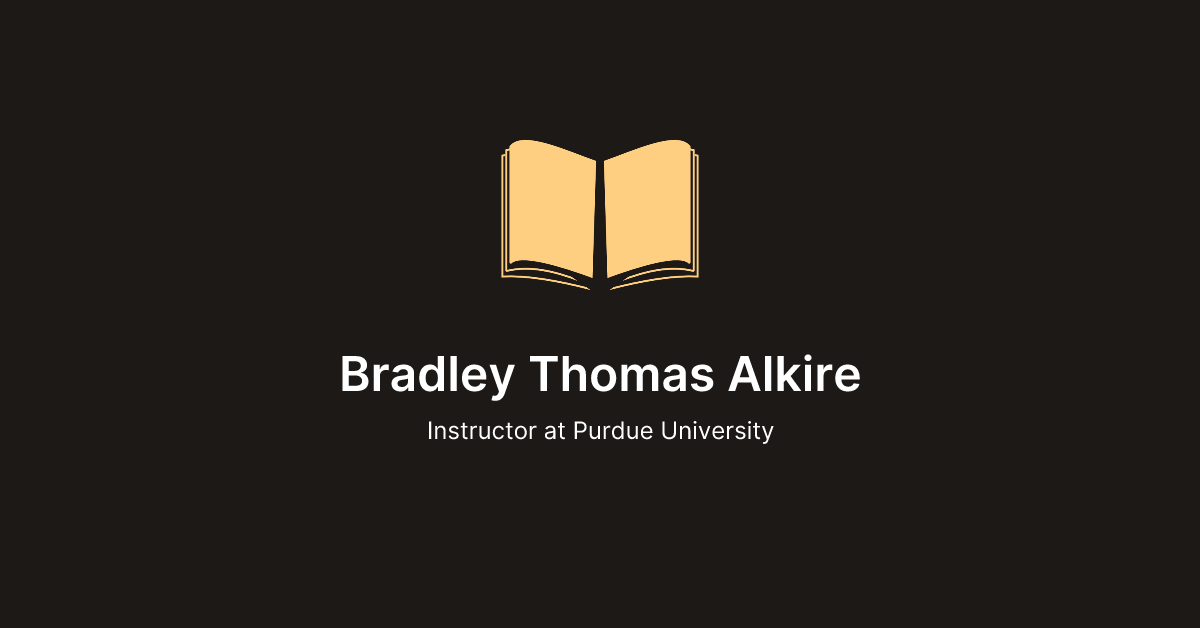Bradley Thomas Alkire