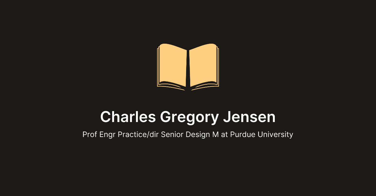 Charles Gregory Jensen