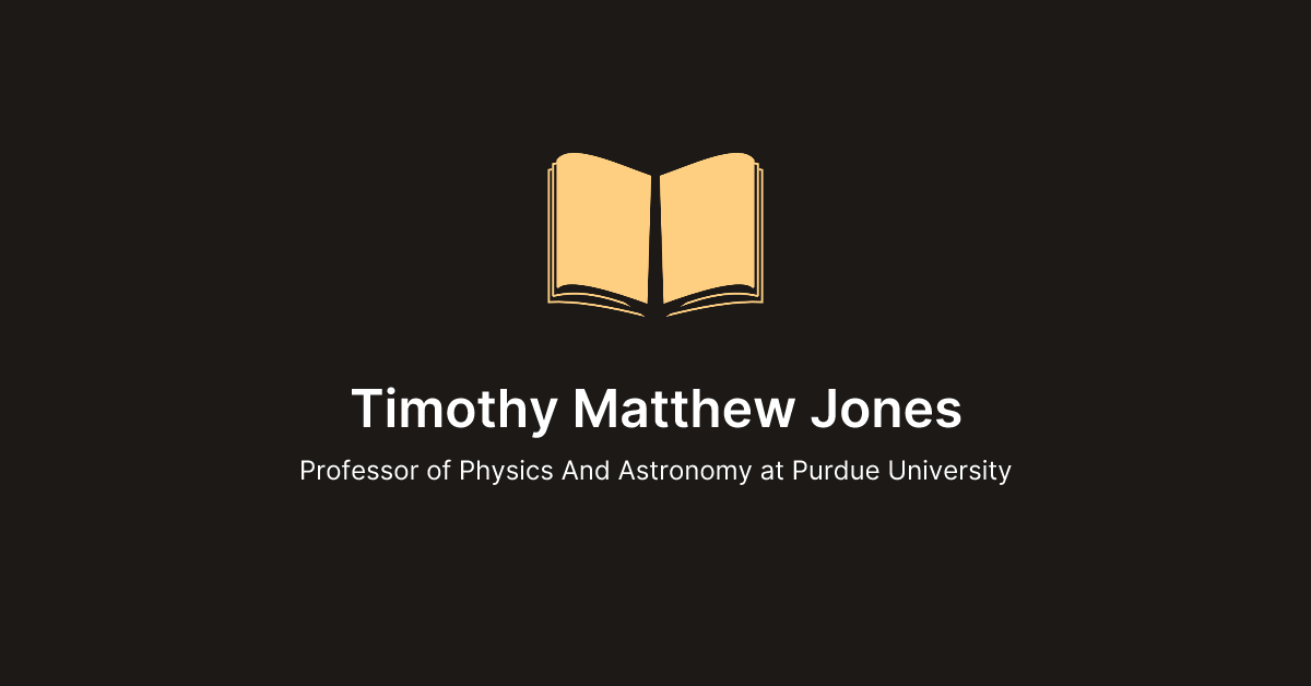 Timothy Matthew Jones