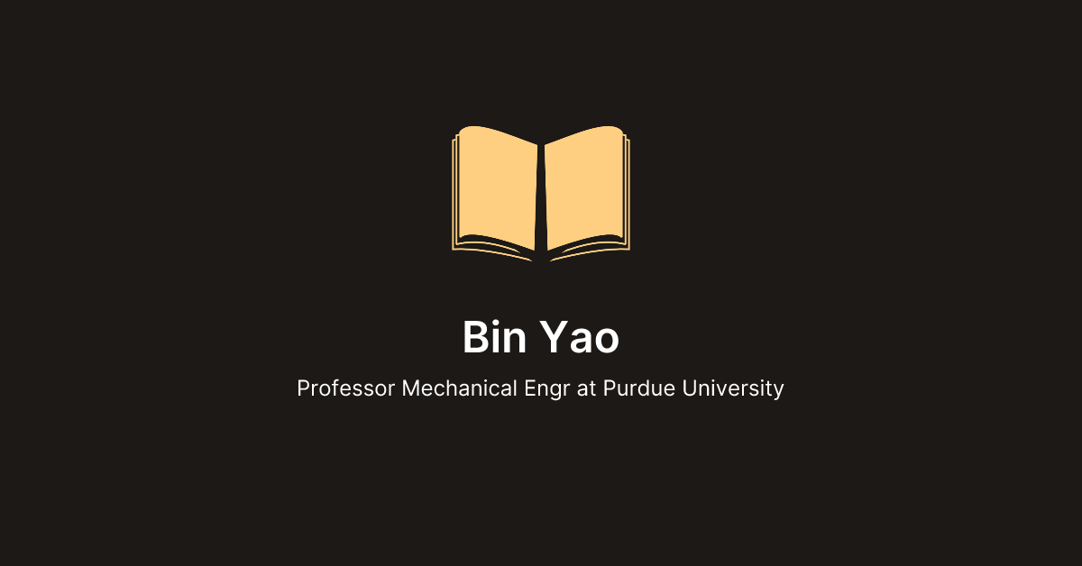 Bin Yao