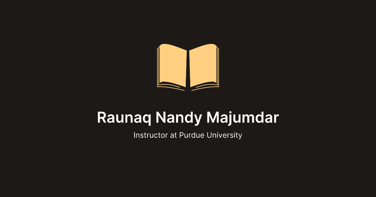 Raunaq Nandy Majumdar