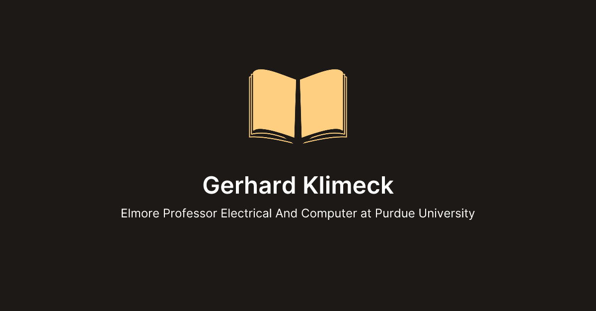 Gerhard Klimeck