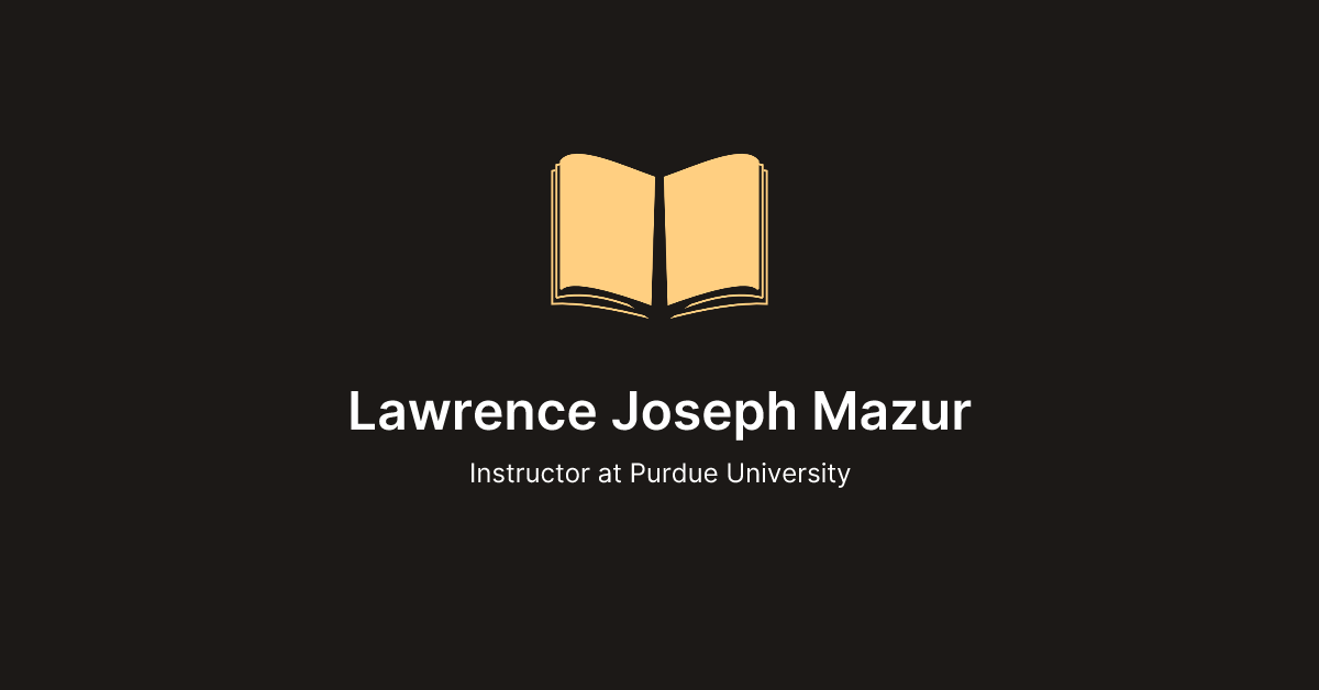 Lawrence Joseph Mazur