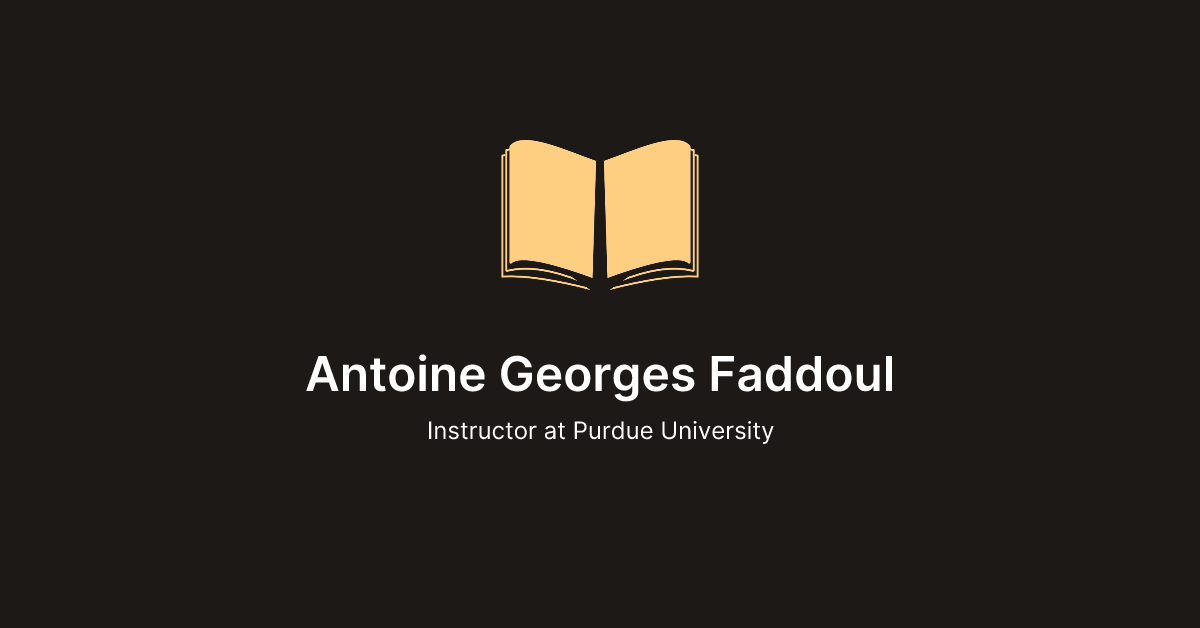 Antoine Georges Faddoul