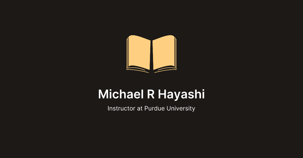 Michael R Hayashi