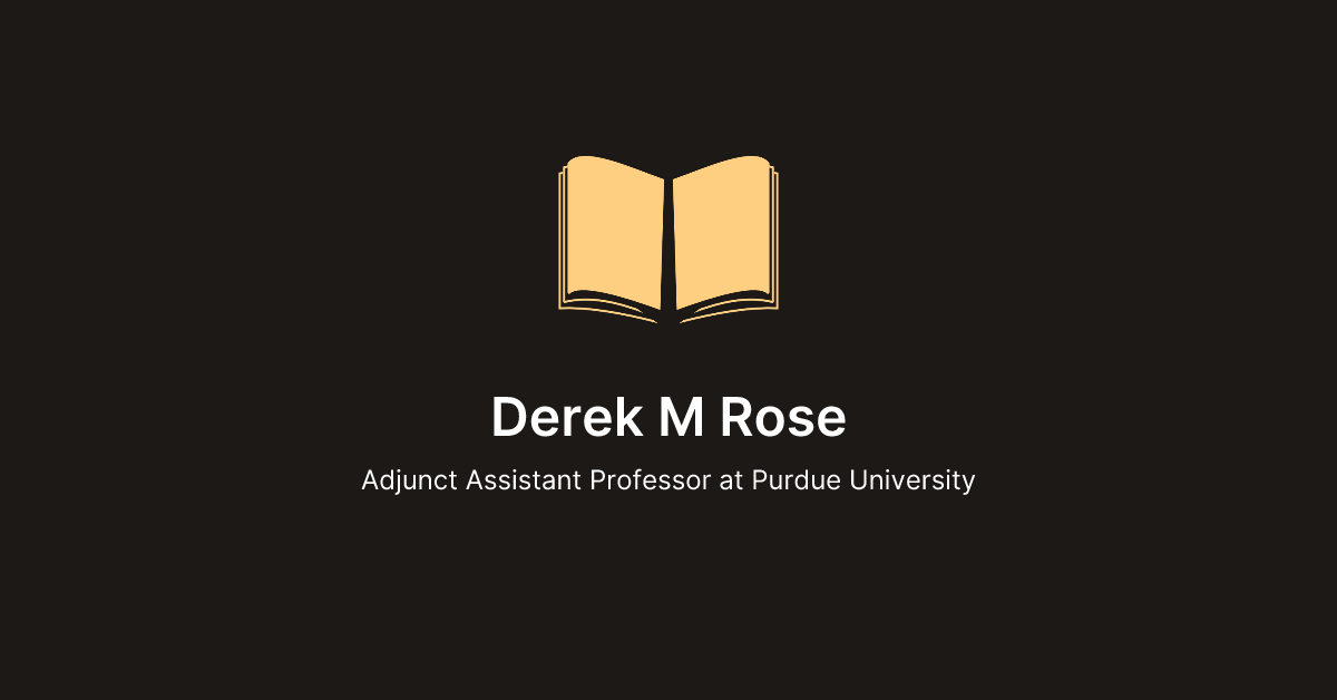Derek M Rose