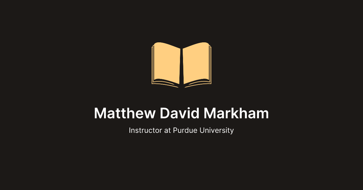 Matthew David Markham