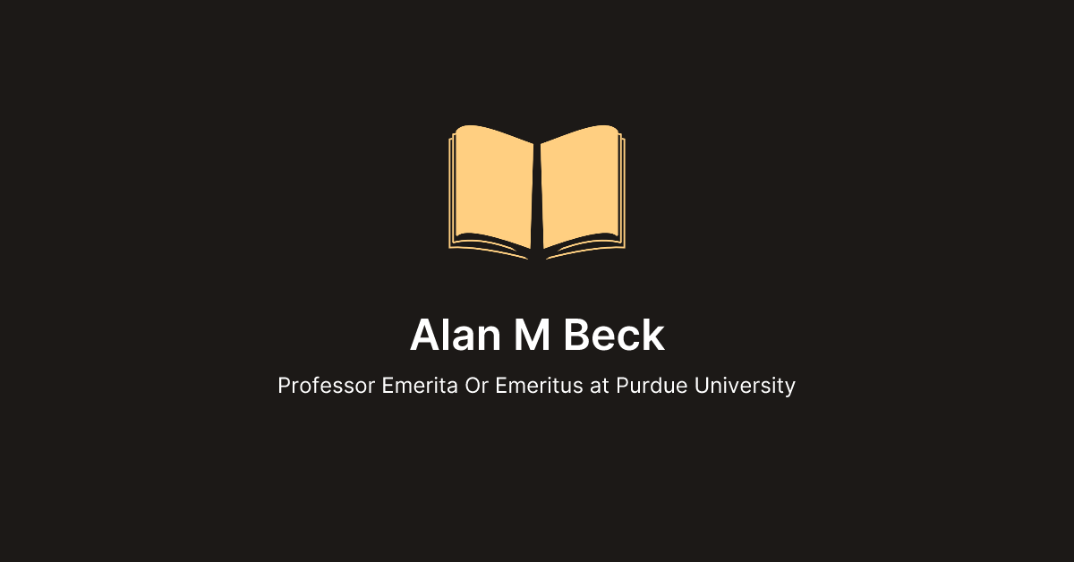 Alan M Beck