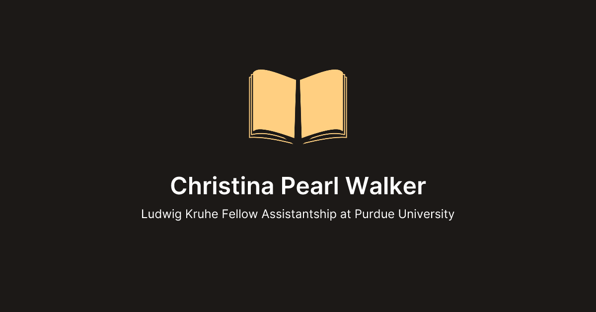 Christina Pearl Walker