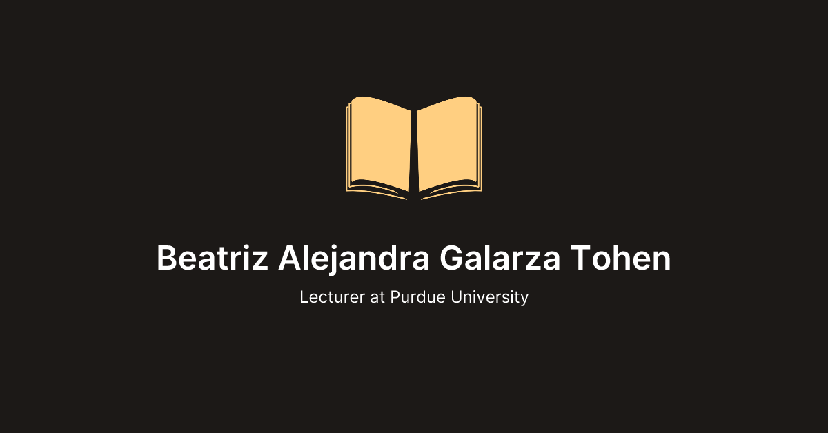 Beatriz Alejandra Galarza Tohen