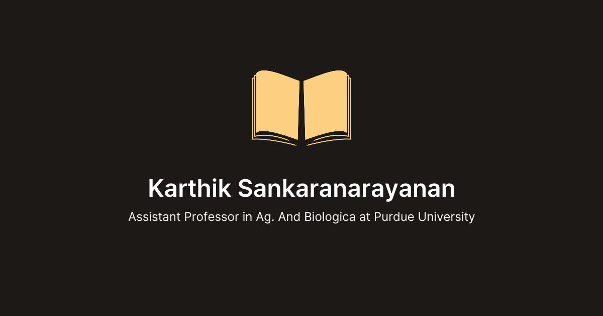 Karthik Sankaranarayanan