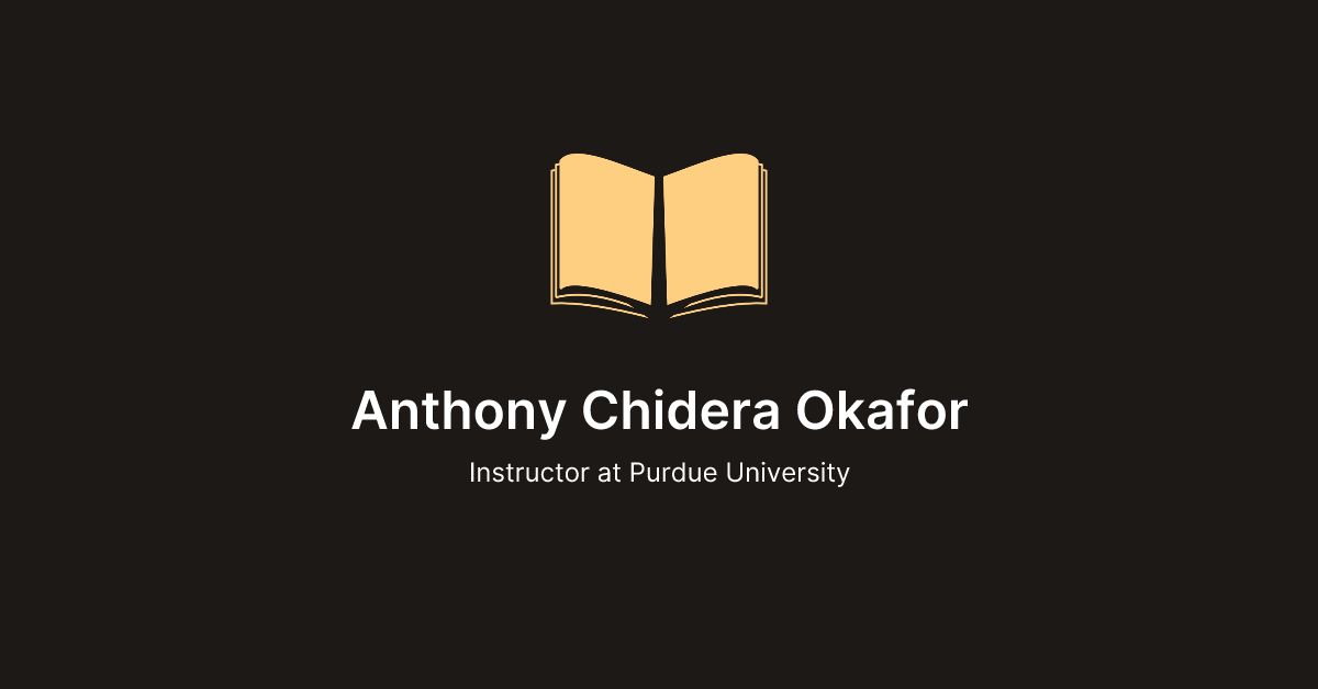 Anthony Chidera Okafor