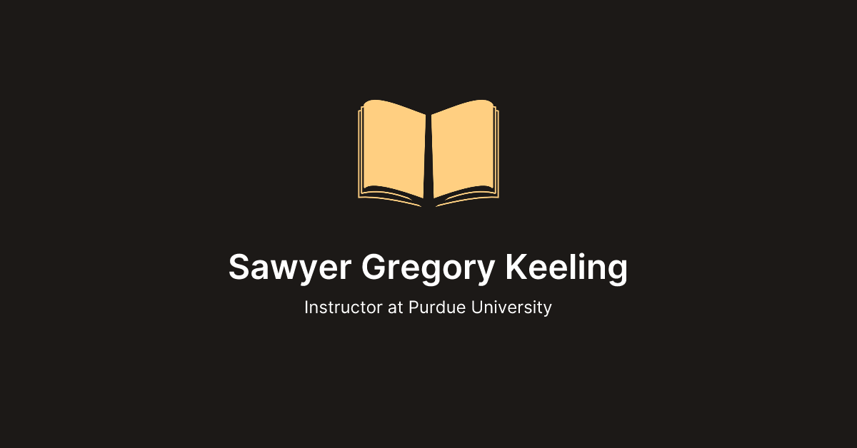 Sawyer Gregory Keeling