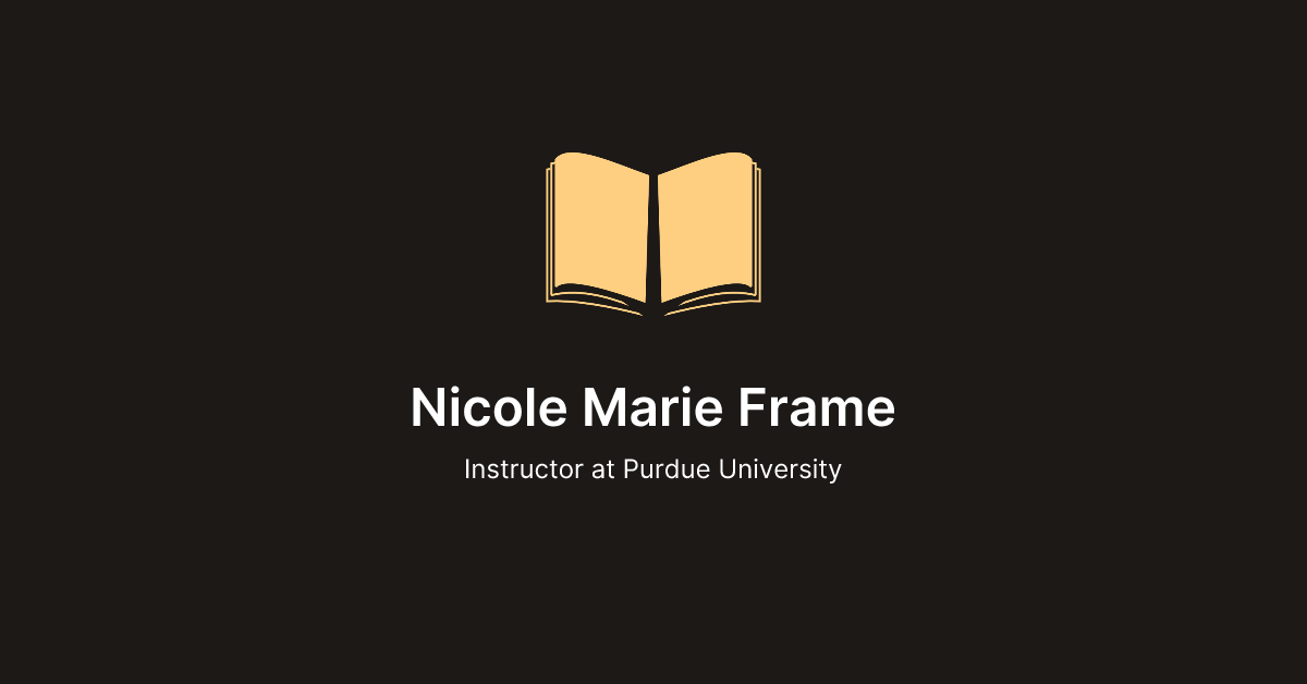 Nicole Marie Frame