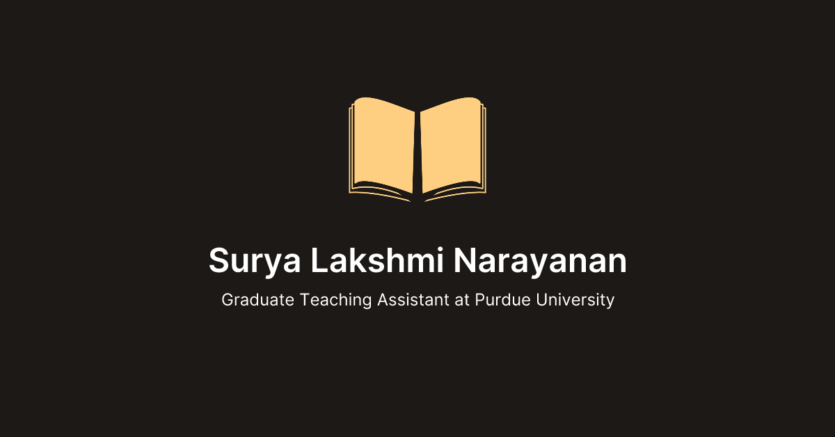Surya Lakshmi Narayanan