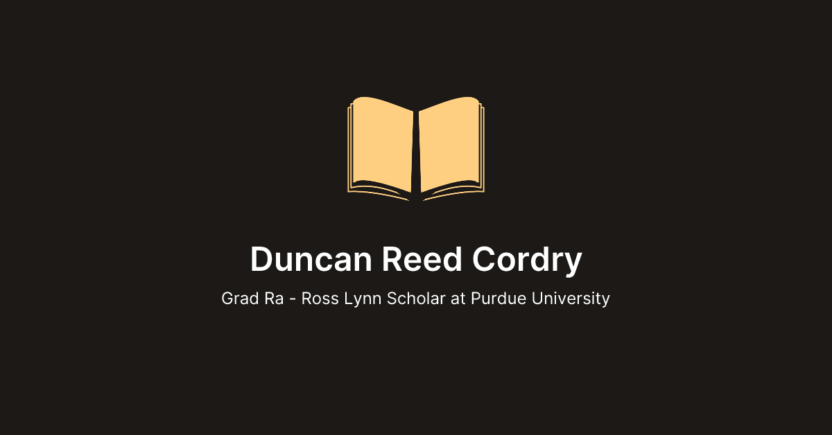 Duncan Reed Cordry