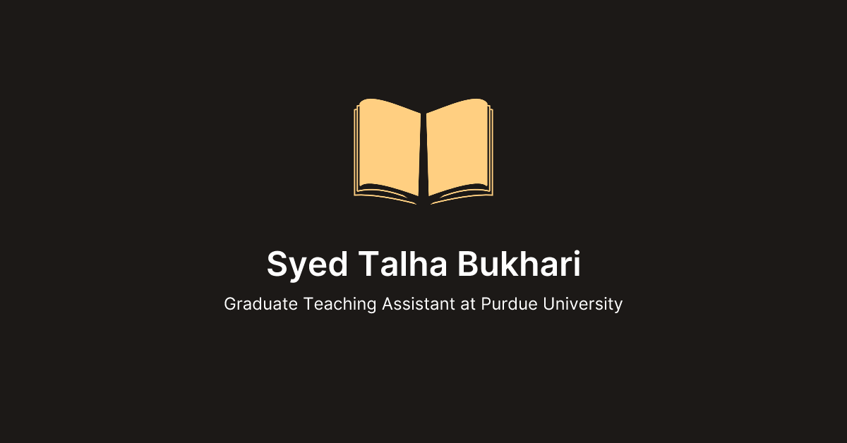 Syed Talha Bukhari