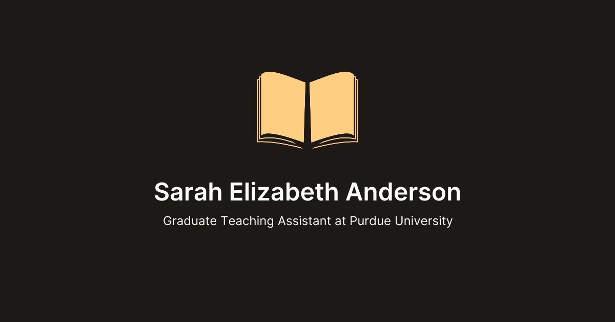 Sarah Elizabeth Anderson