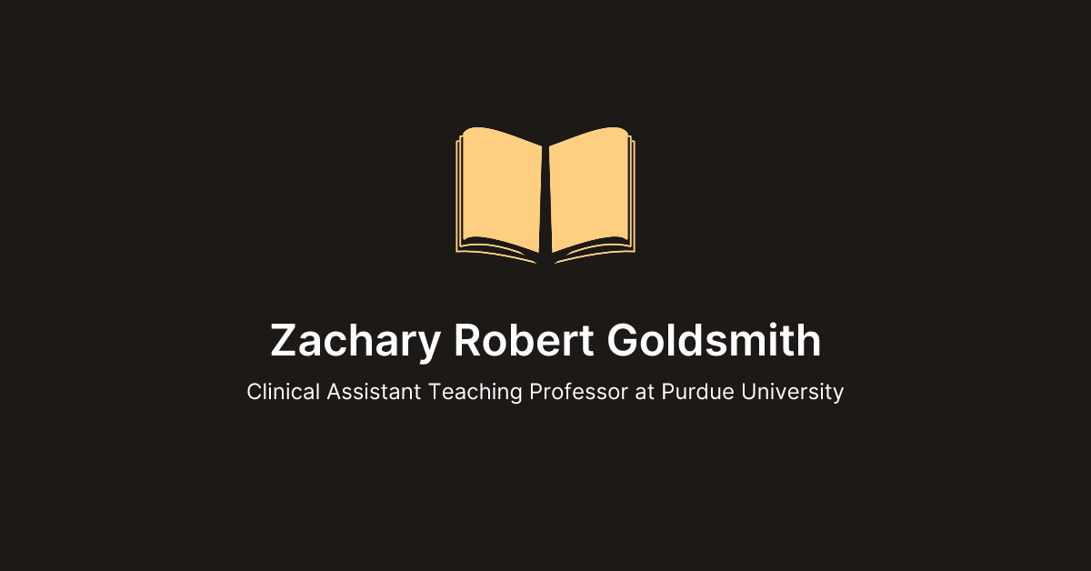 Zachary Robert Goldsmith