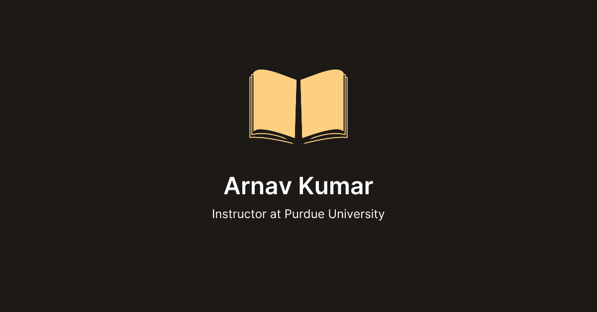 Arnav Kumar