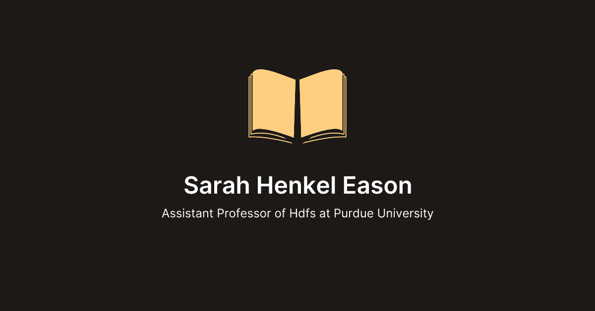 Sarah Henkel Eason