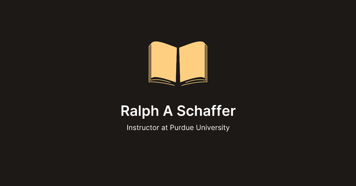 Ralph A Schaffer