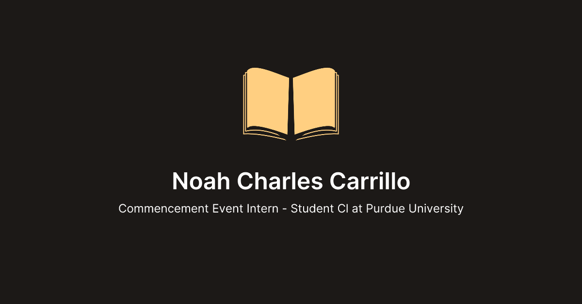 Noah Charles Carrillo